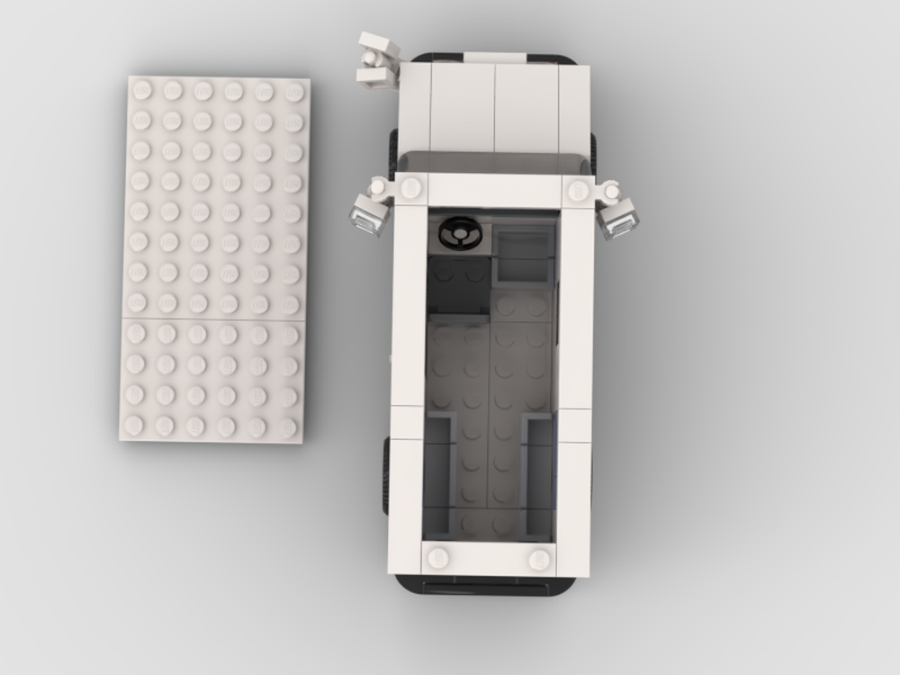 Lego Moc Mail Truck By Ebbuilds Rebrickable Build With Lego