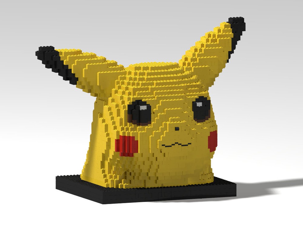 LEGO MOC Pikachu (Pokemon) by PetProject | Rebrickable - Build with LEGO
