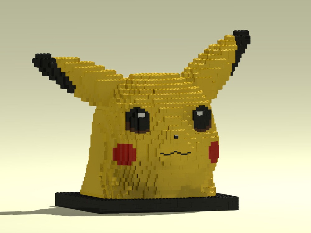 LEGO MOC Pikachu (Pokemon) by PetProject | Rebrickable - Build with LEGO