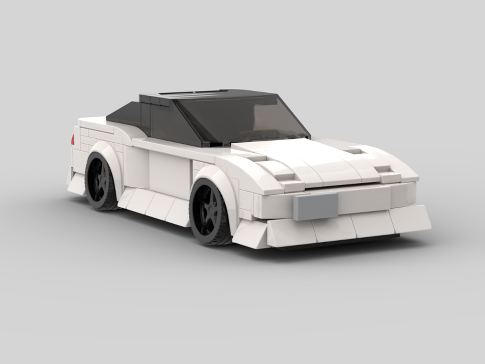 Lego Moc Nissan 180sx Nissan 240sx With An Opening Hood And Working