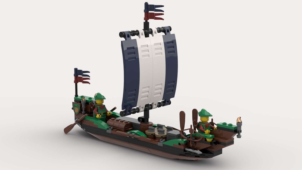 LEGO MOC Forestmen Trading Ship by kedvard | Rebrickable - Build with LEGO