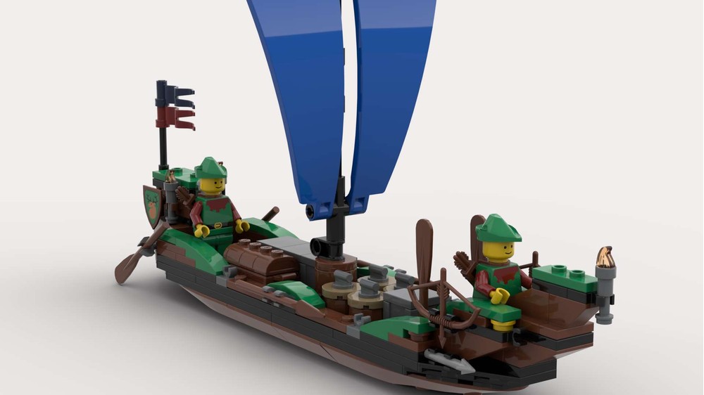 Lego Moc Forestmen Trading Ship By Kedvard Rebrickable Build With Lego
