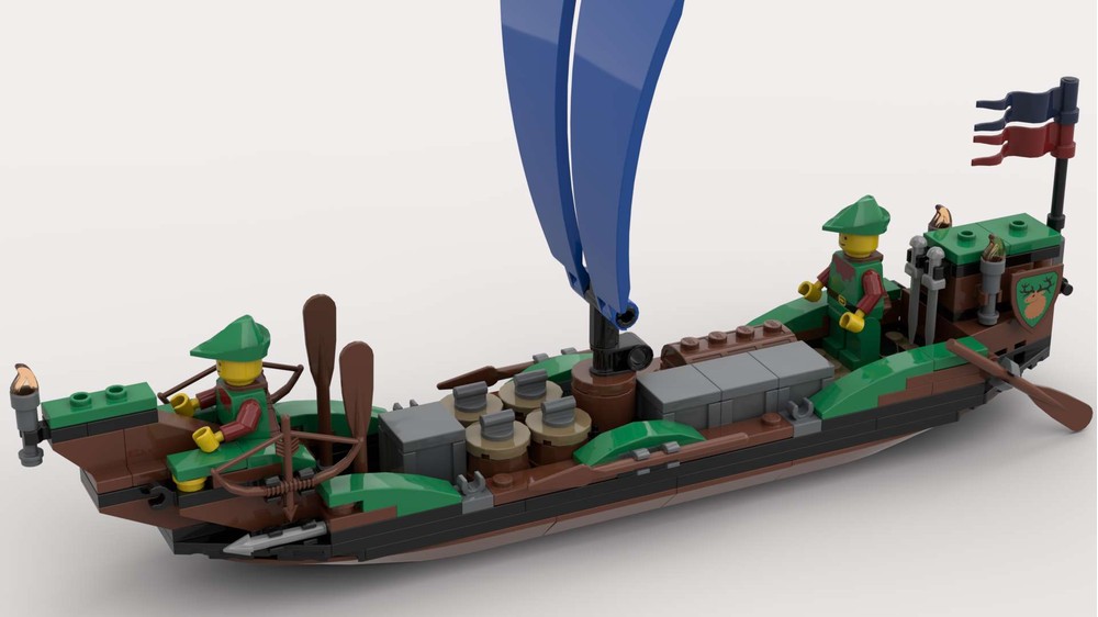 Lego Moc Forestmen Trading Ship By Kedvard Rebrickable Build With Lego