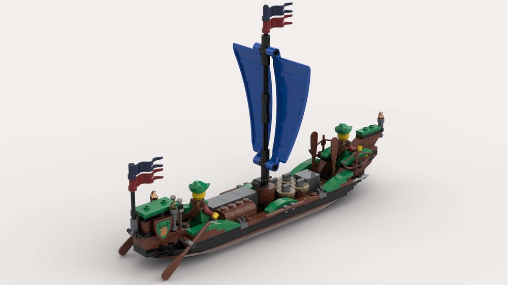 Lego Moc Forestmen Trading Ship By Kedvard Rebrickable Build With Lego