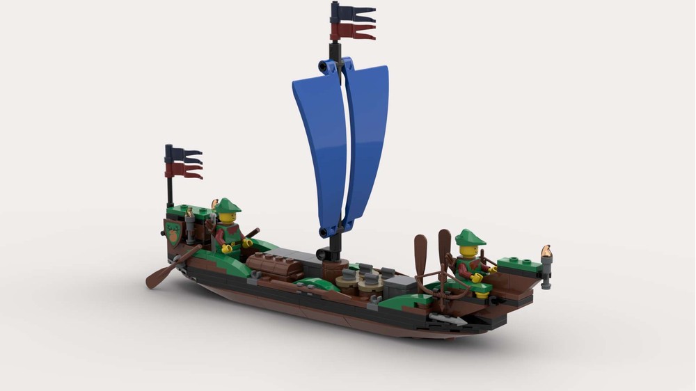 Lego Moc Forestmen Trading Ship By Kedvard Rebrickable Build With Lego