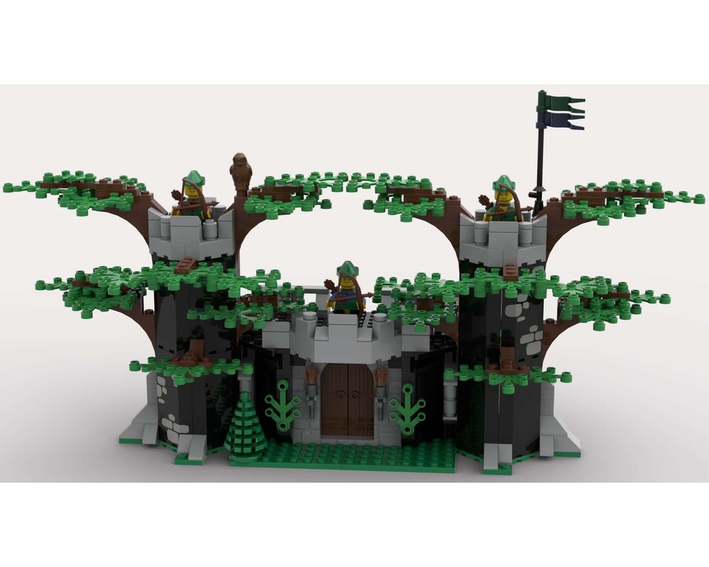 LEGO MOC Forestmen Double Fort by kedvard | Rebrickable - Build with LEGO