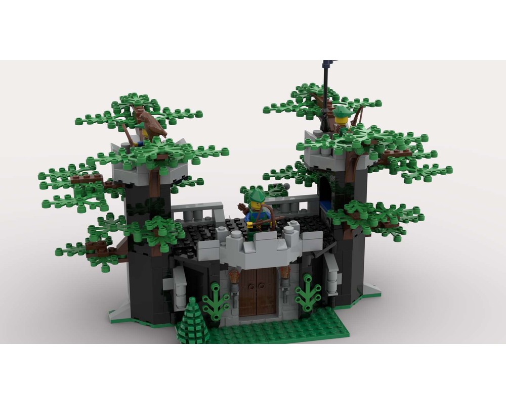 LEGO MOC Forestmen Double Fort by kedvard | Rebrickable - Build with LEGO