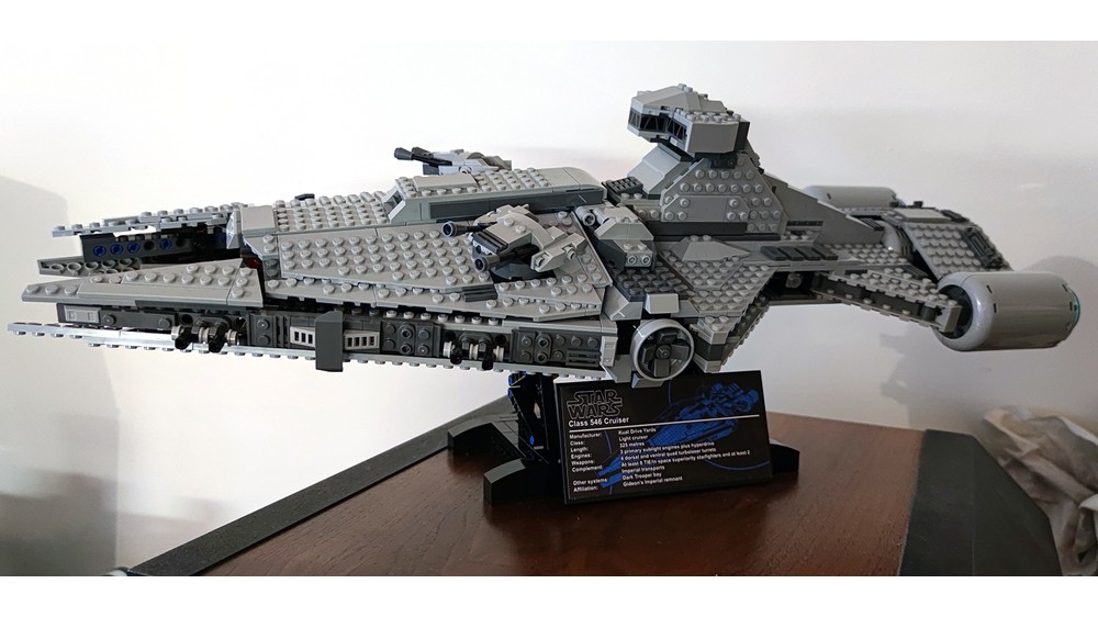 LEGO MOC Imperial Light Cruiser stand by rde | Rebrickable - Build with ...
