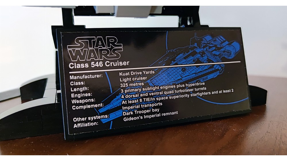 Lego Moc Imperial Light Cruiser Stand By Rde Rebrickable Build With