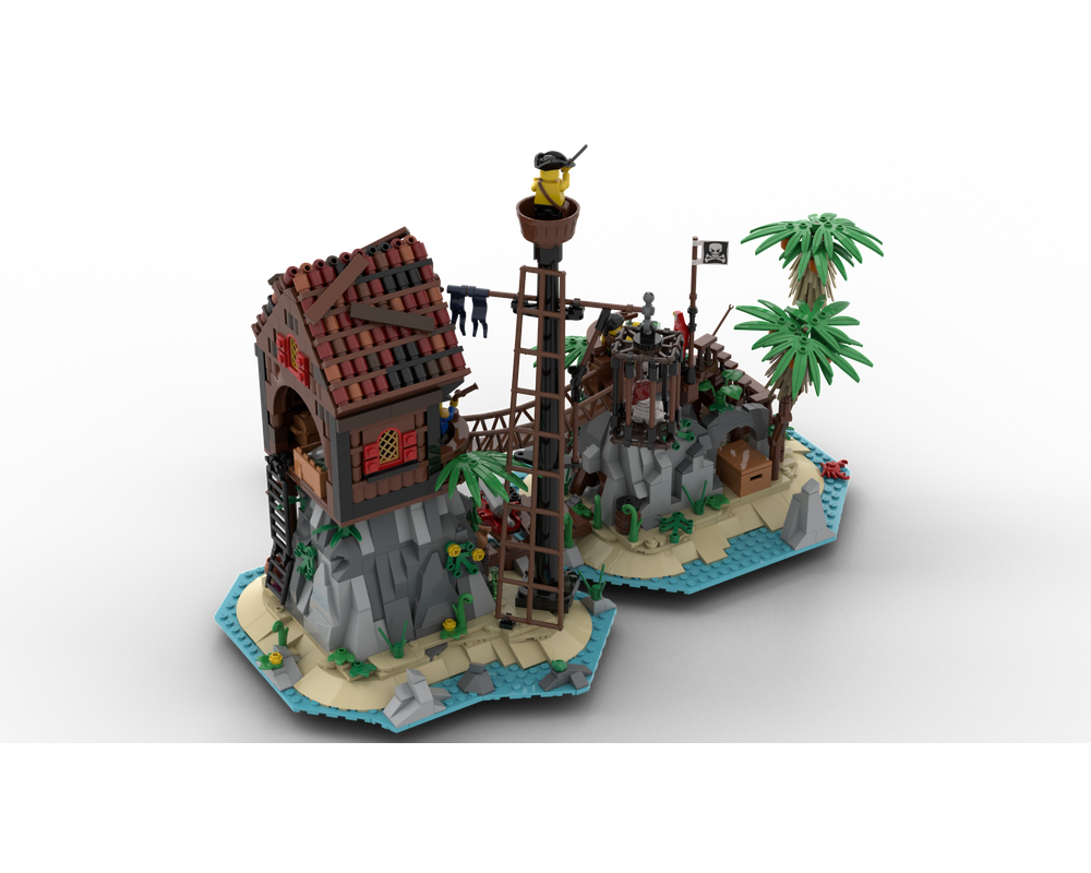 Lego Moc 6270 Forbidden Island Remake By Legatoflegion Rebrickable