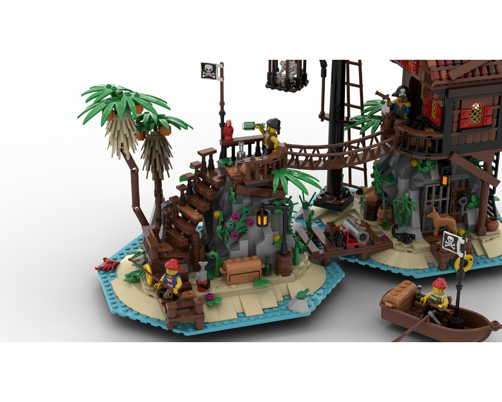 Lego Moc 6270 Forbidden Island Remake By Legatoflegion Rebrickable