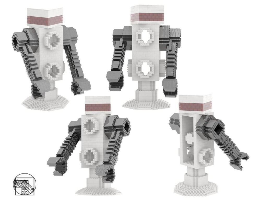LEGO MOC Maxi Figure White droid by Bricksculpture.net | Rebrickable ...