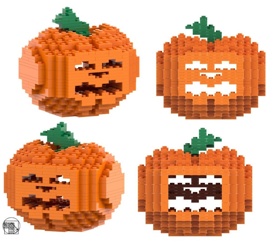 LEGO MOC-136411 Maxi Figure pumpkin by Bricksculpture.net | Rebrickable ...