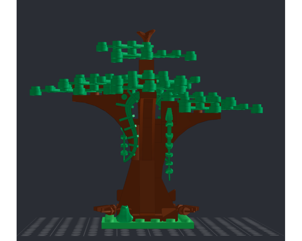 LEGO MOC Tree Design upgraded by Tree-beard6 | Rebrickable - Build with ...