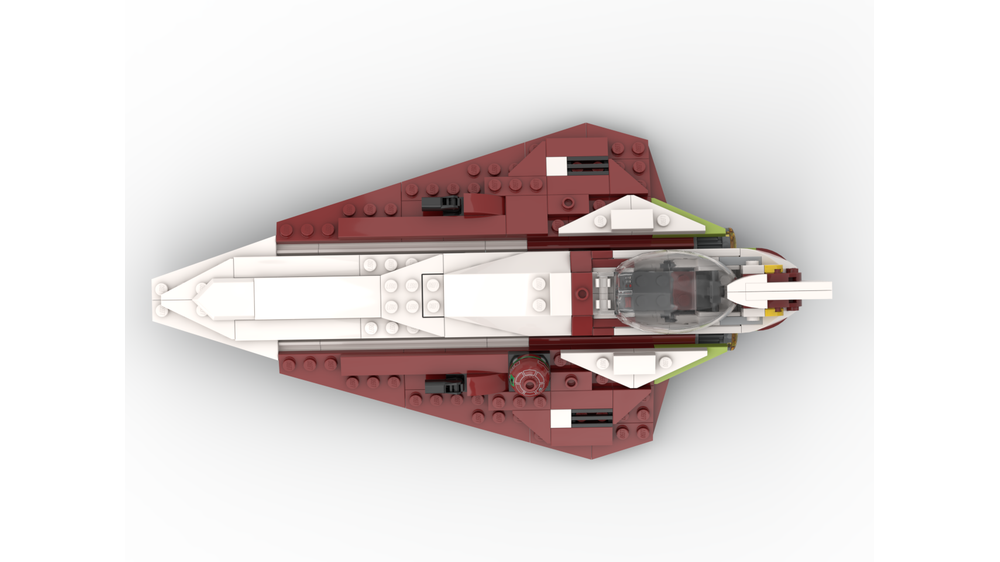 Lego Moc Obi Wans Starfighter Mod By Productionsdiratia Rebrickable