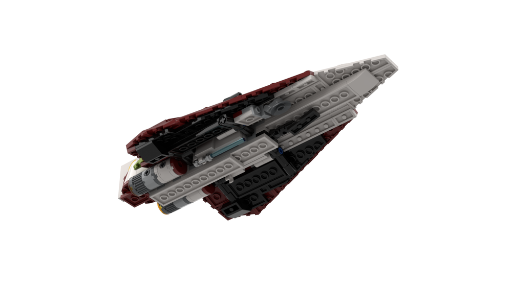 Lego Moc Obi Wans Starfighter Mod By Productionsdiratia Rebrickable