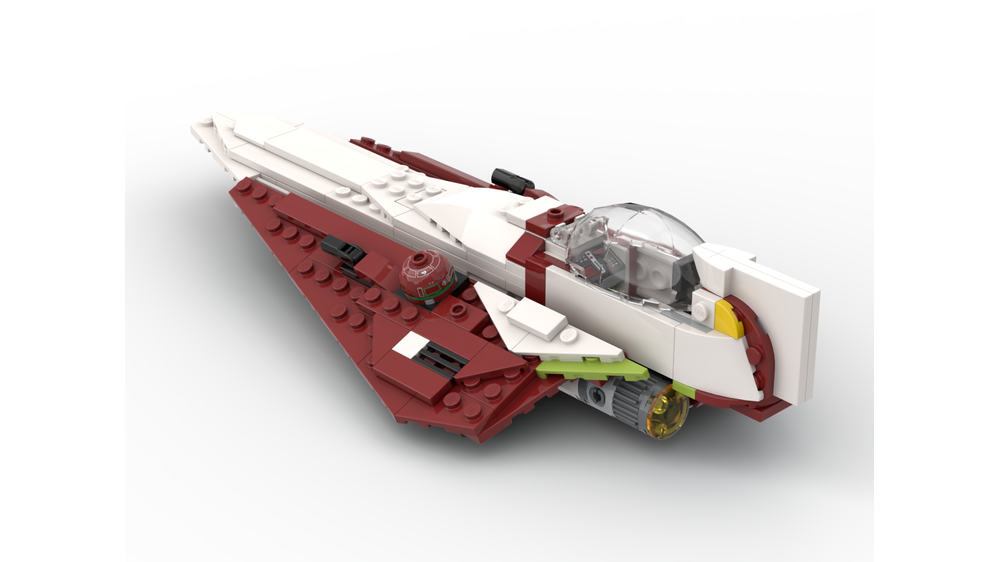 Lego Moc Obi Wans Starfighter Mod By Productionsdiratia Rebrickable