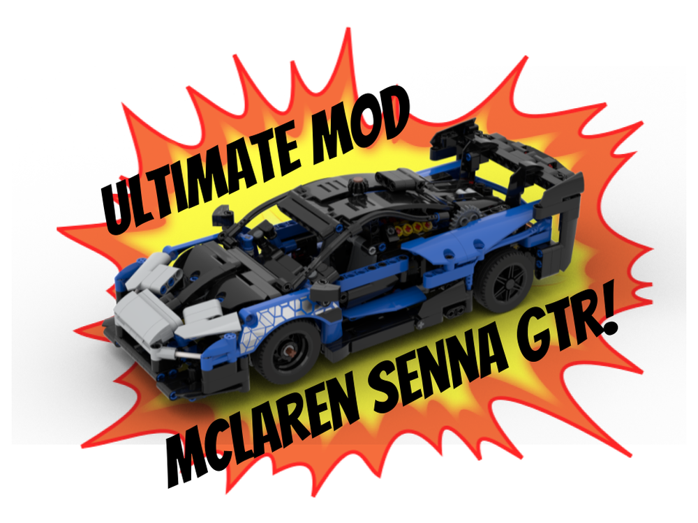 LEGO MOC Ultimate Mod of Mclaren Senna Gtr by JamesFF | Rebrickable ...