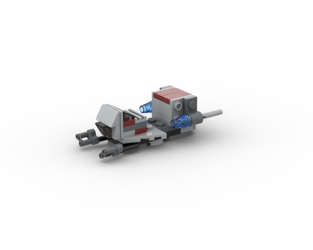 Lego Moc Clone Scout Speeder And Fuel Refinery By Drbrickler