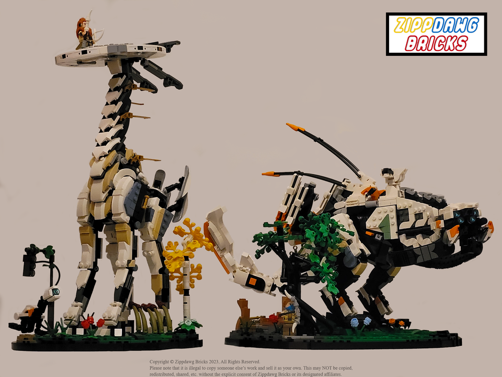 LEGO MOC Base for Thunderjaw - Horizon Zero Dawn, Horizon Forbidden ...