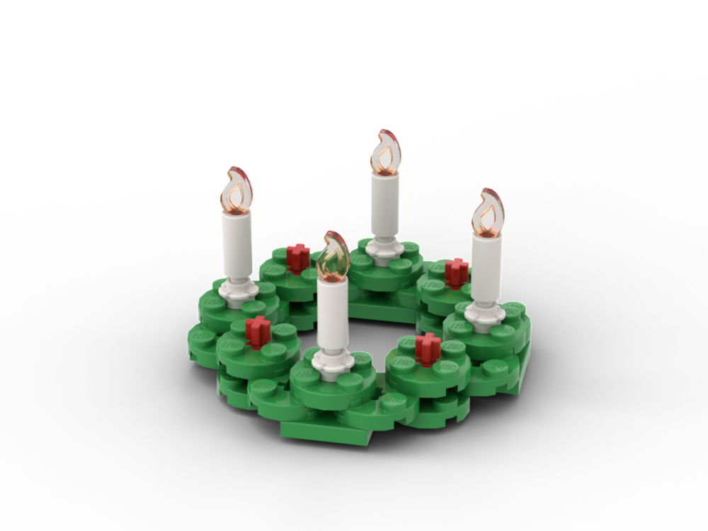 LEGO MOC Mini Advent Wreath by Technik-Lars | Rebrickable - Build with LEGO