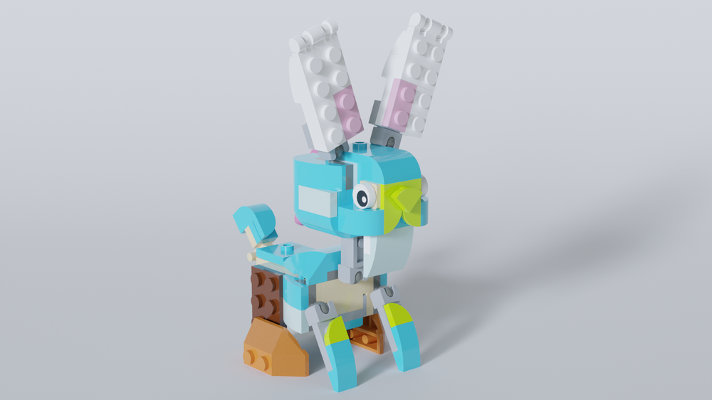 LEGO MOC 31128 - Water Bunny by BloodyPun | Rebrickable - Build with LEGO