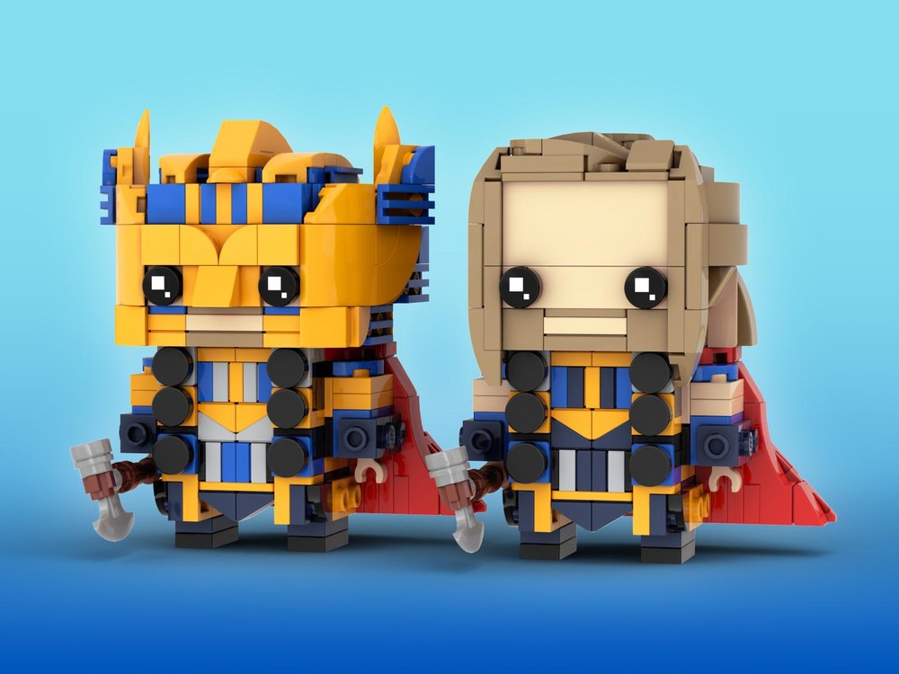 LEGO MOC Thor Brickheadz LEGO MOC - Thor: Love and Thunder by Eugenio ...