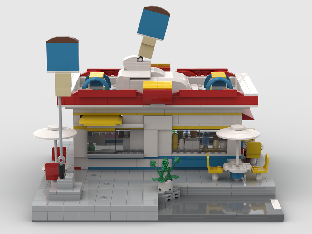 LEGO MOC Mr. Chill Ice Cream Shop by NewBrickerton | Rebrickable ...