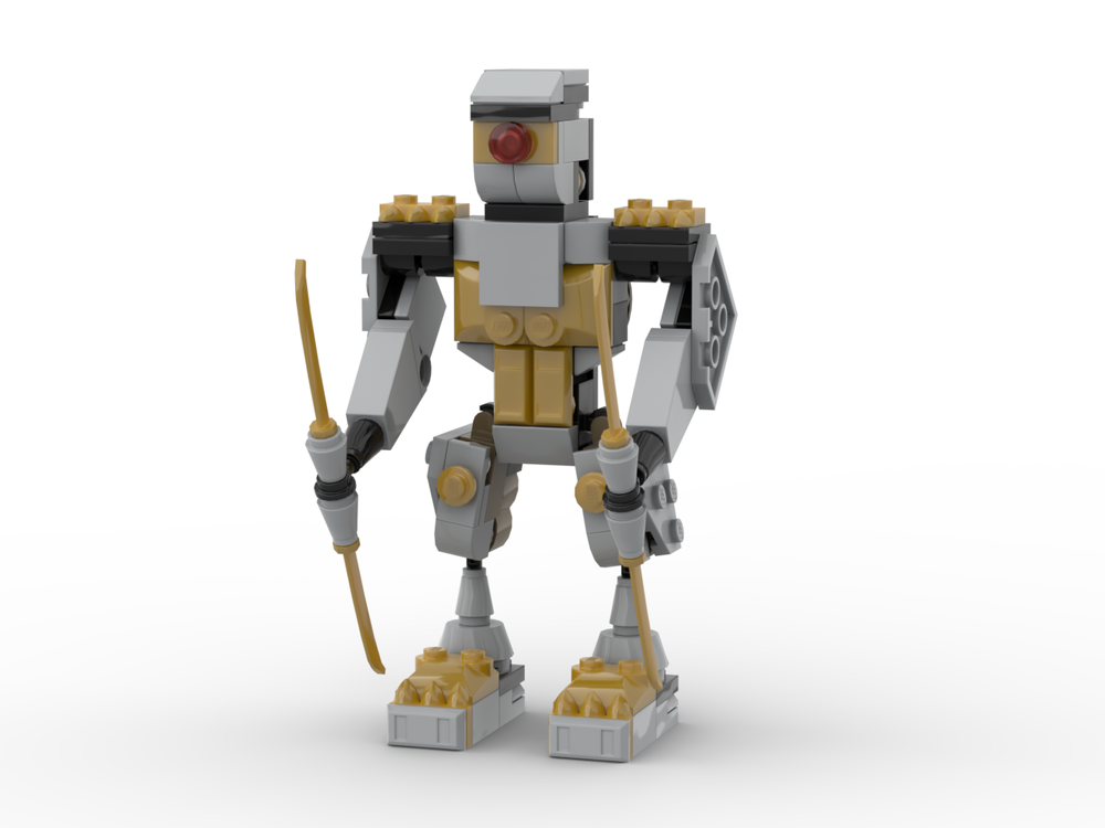 LEGO MOC 11021- Golden Guardian by Vantablank27 | Rebrickable - Build ...