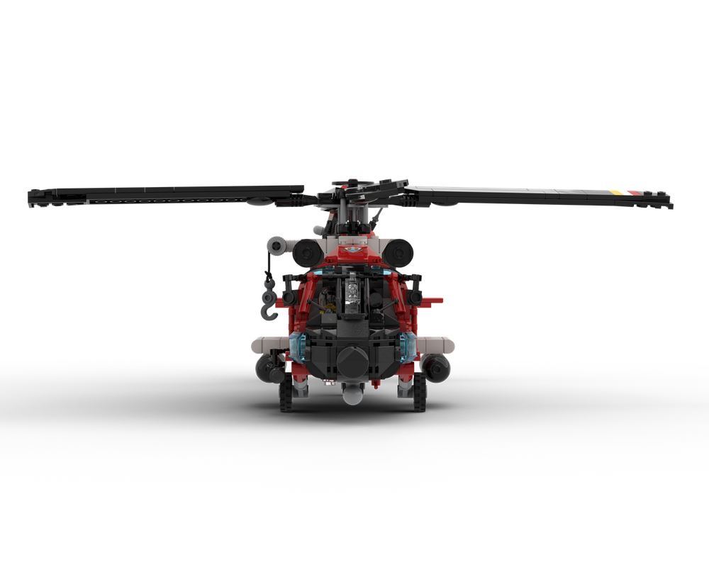 Lego Moc Coast Guard Jayhawk Rescue Helicopter By Model Hangar