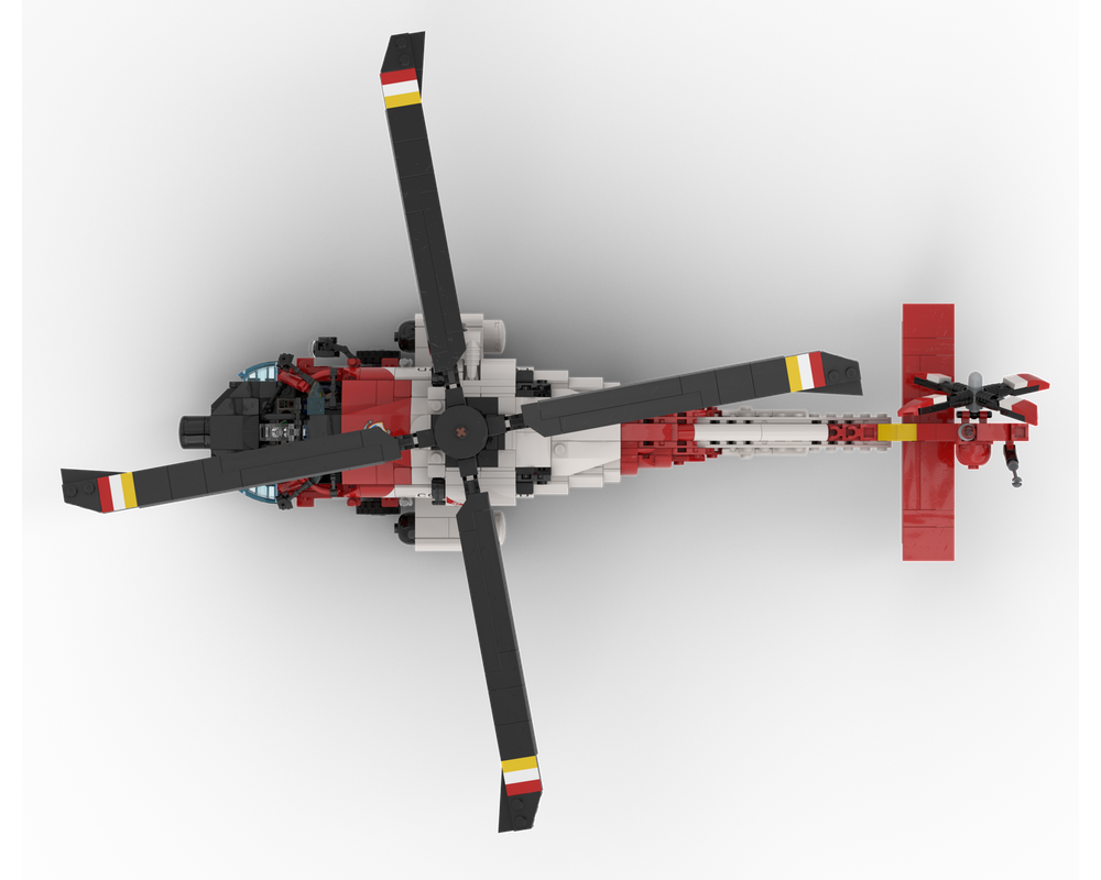 Lego Moc Coast Guard Jayhawk Rescue Helicopter By Model Hangar