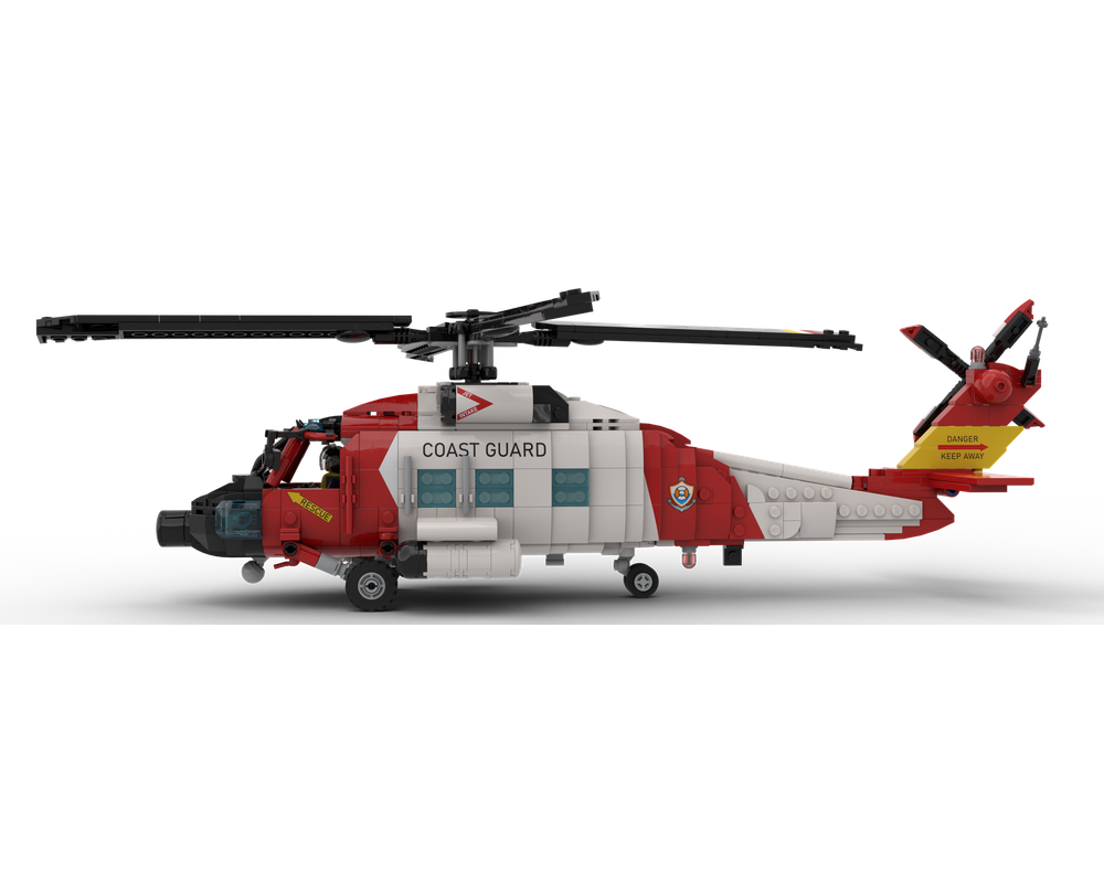 LEGO MOC Coast Guard Jayhawk Rescue Helicopter by model hangar ...