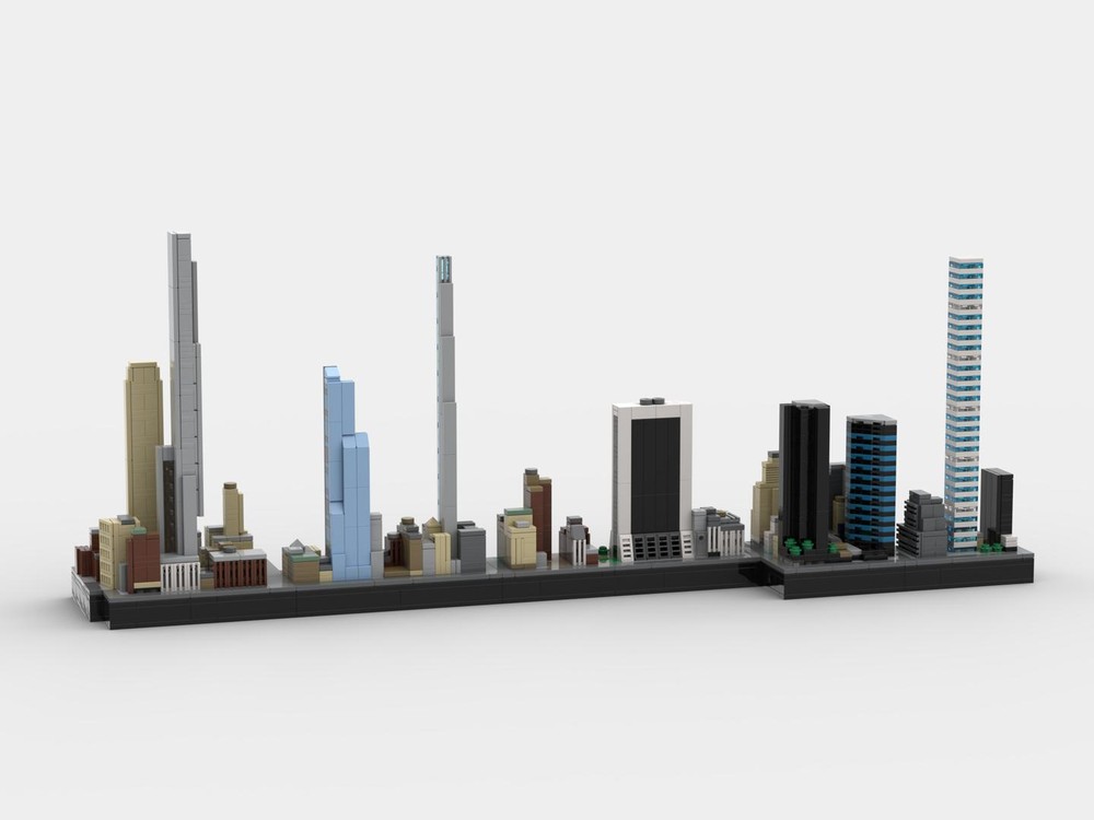 LEGO MOC Billionaires Row - NYC by Taters | Rebrickable - Build with LEGO