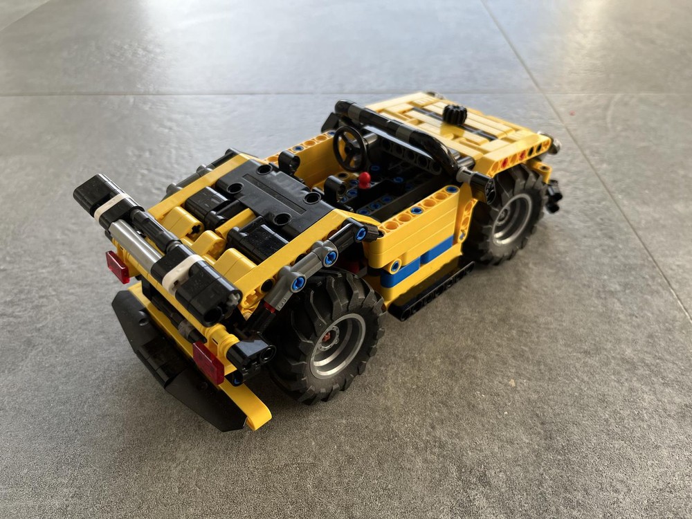 LEGO MOC Roadster Car (42122 B model) by legoRookie2021 | Rebrickable ...