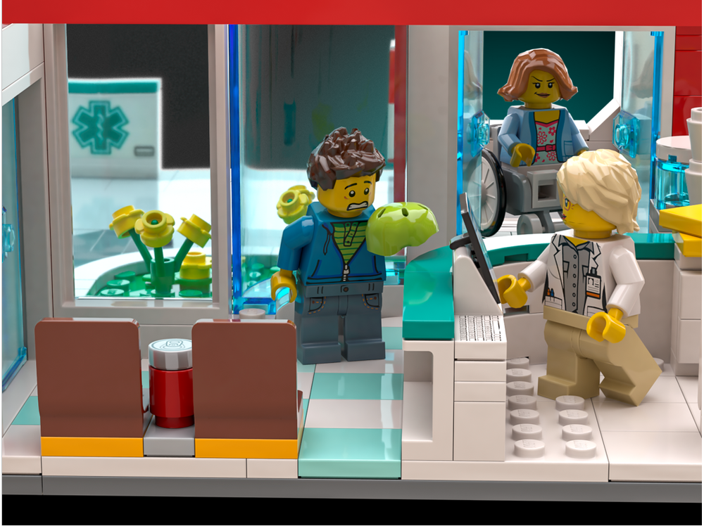 LEGO MOC Lego City Hospital by brickingfromhome | Rebrickable - Build ...