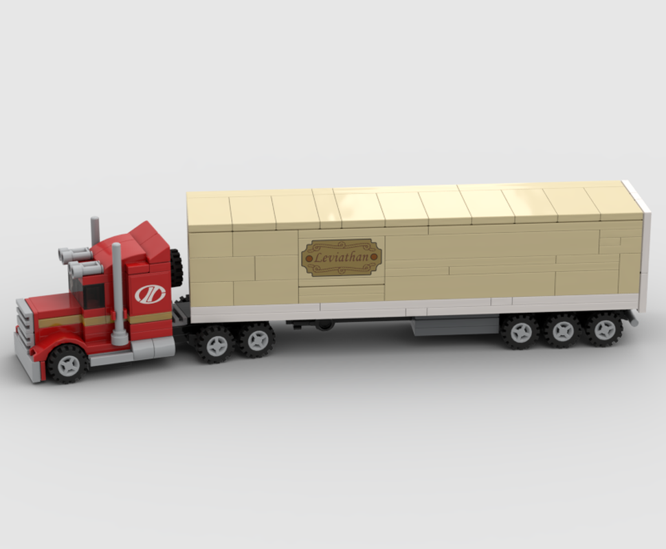LEGO MOC Mini Semi-Trailer by Thierry | Rebrickable - Build with LEGO