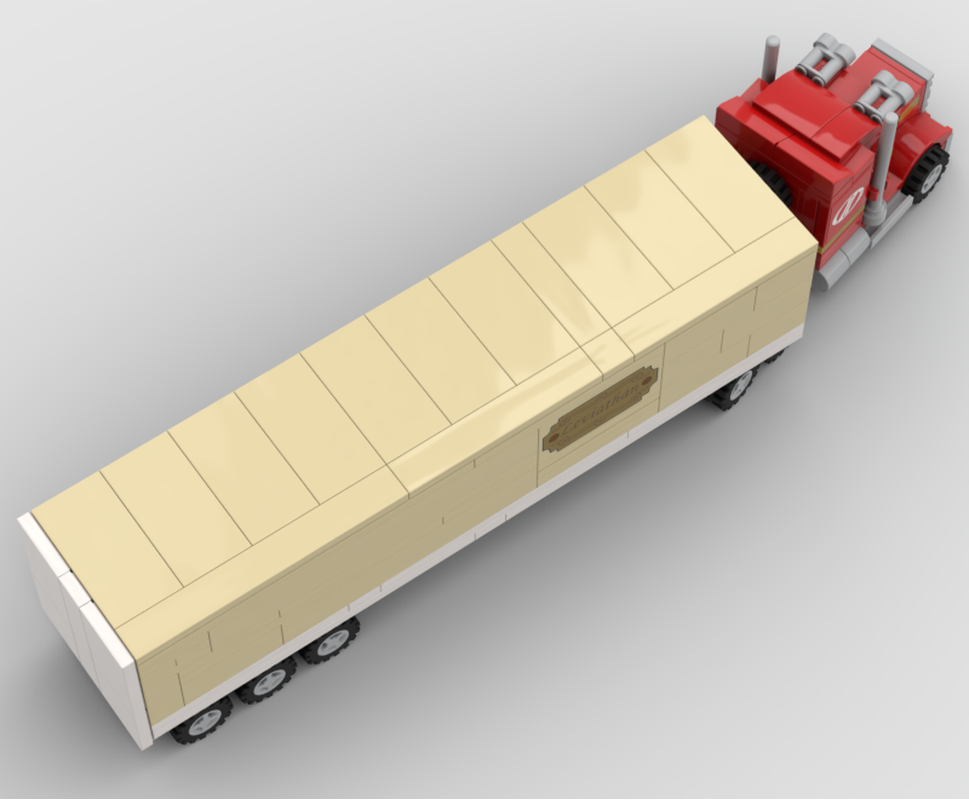 LEGO MOC Mini Semi-Trailer by Thierry | Rebrickable - Build with LEGO