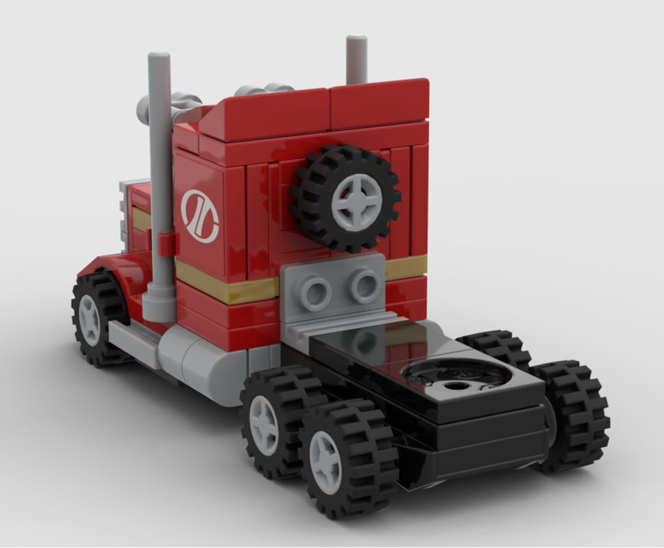 LEGO MOC Mini Semi-Trailer by Thierry | Rebrickable - Build with LEGO