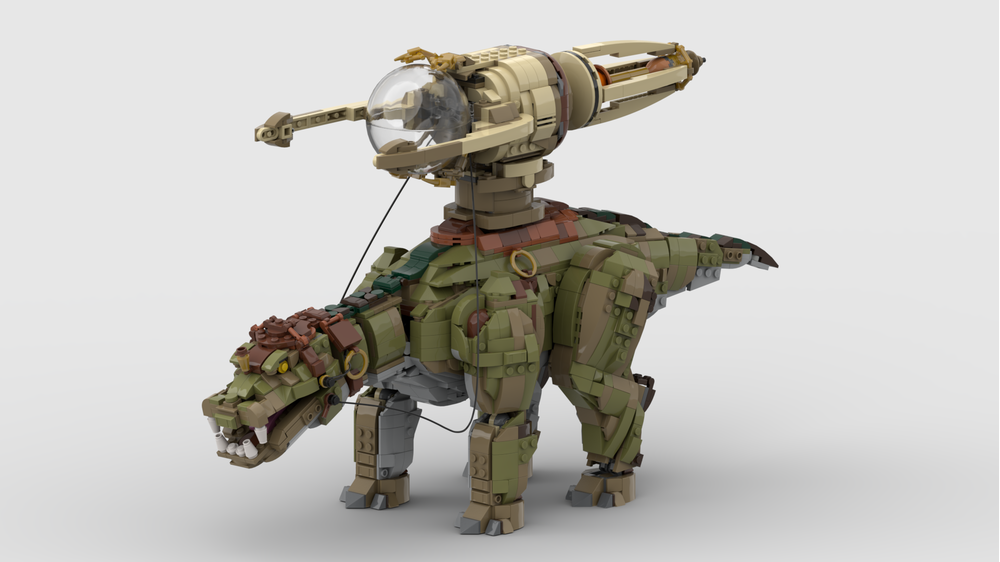 Lego Moc Gungan Grand Army Fambaa With Shield Generator By Bigjudge