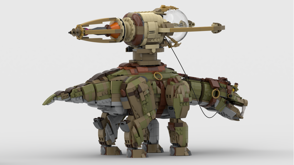 Lego Moc Gungan Grand Army Fambaa With Shield Generator By Bigjudge