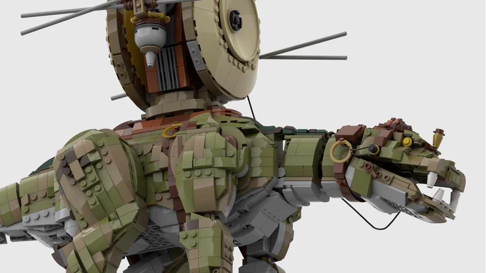 Lego Moc Gungan Grand Army Fambaa With Shield Generator By Bigjudge