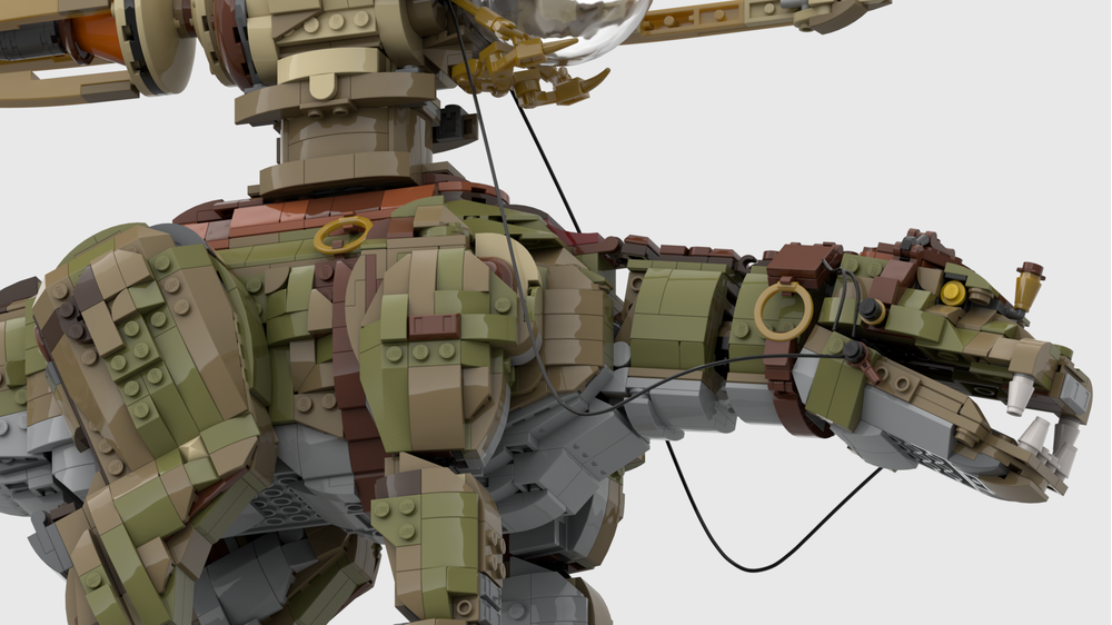 Lego Moc Gungan Grand Army Fambaa With Shield Generator By Bigjudge