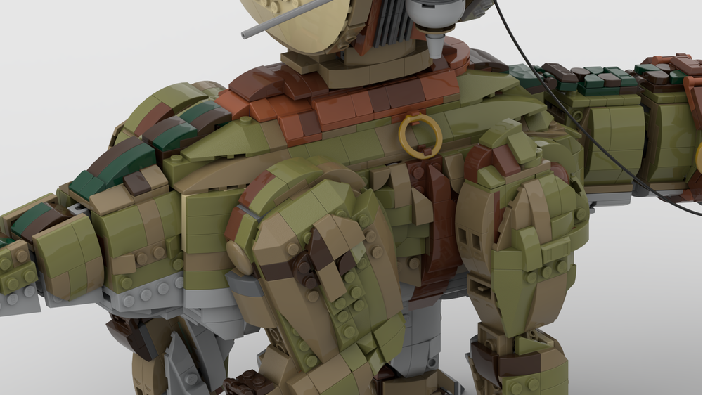 Lego Moc Gungan Grand Army Fambaa With Shield Generator By Bigjudge