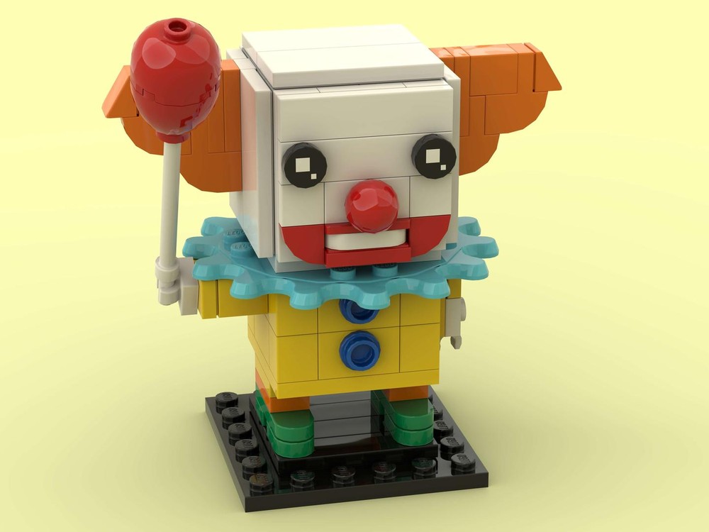 LEGO MOC Clown (Balloon Edition) by Puremadness | Rebrickable - Build ...