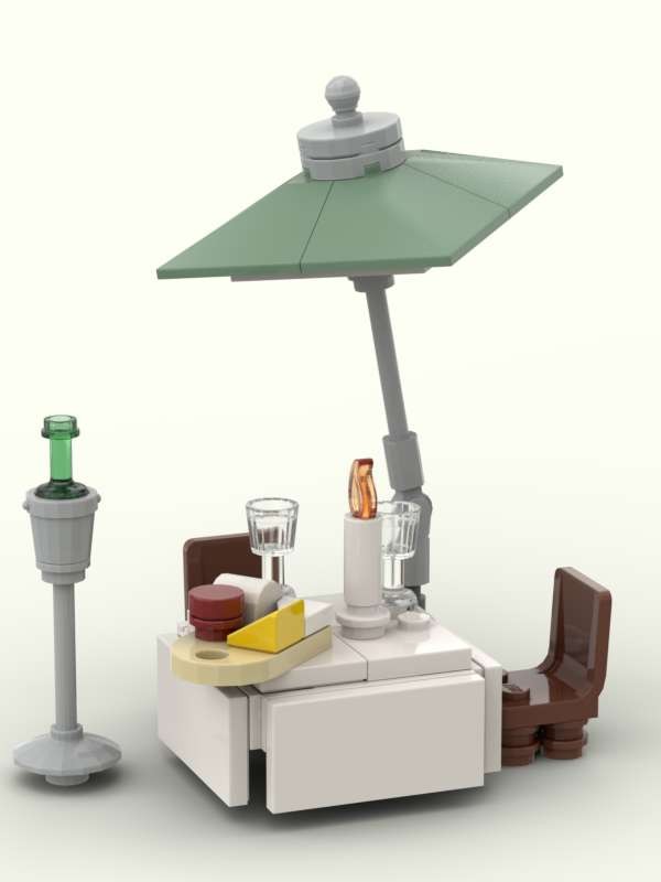 LEGO MOC Dinner in Tuscany by Thebrickinpanda | Rebrickable - Build ...