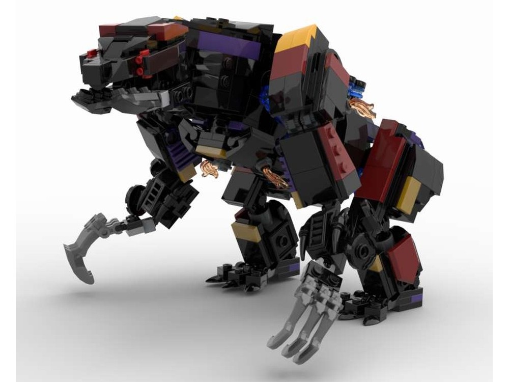 LEGO MOC Fireclaw and Apex Fireclaw from Horizon Forbidden West by ...