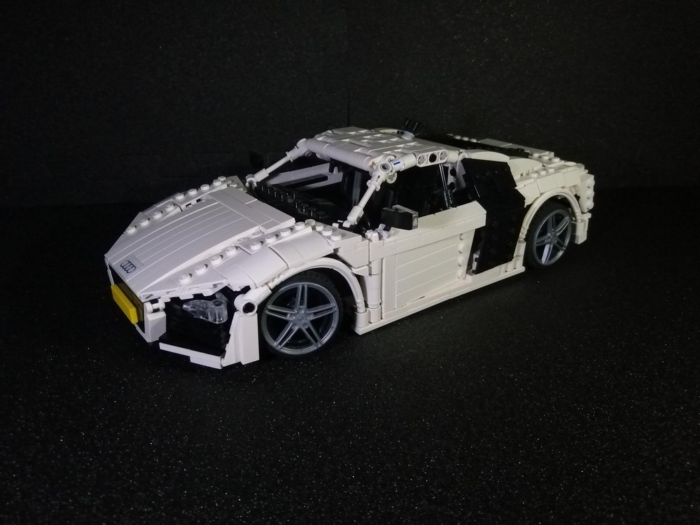 LEGO MOC Audi R8 V8 by BrickMotorsClub | Rebrickable - Build with LEGO