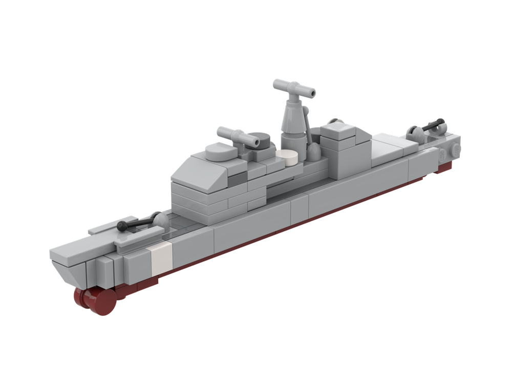 LEGO MOC Ticonderoga Class Missile Cruiser by The Bobby Brix Channel ...