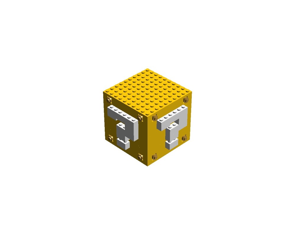 LEGO MOC Super Mario Question Block by domdomio | Rebrickable - Build ... LEGO MOC Super Mario Question Block by domdomio | Rebrickable - Build ...