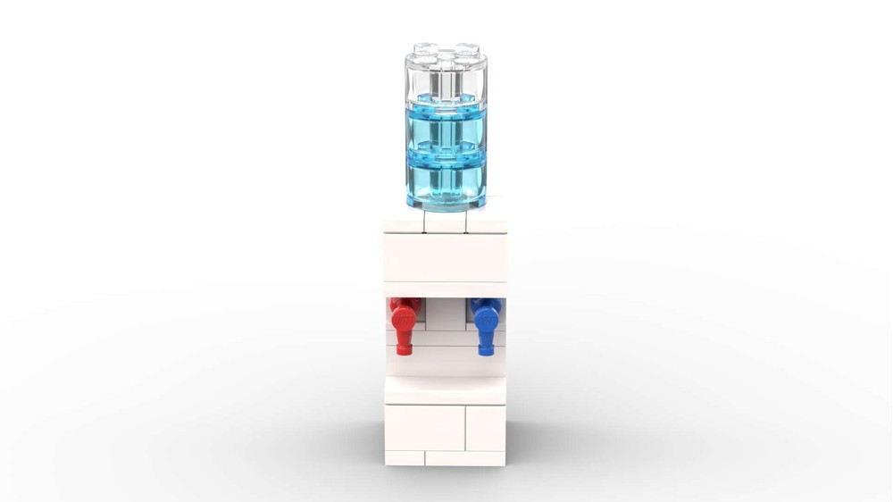 LEGO MOC Water cooler dispenser by delight_moc | Rebrickable - Build ...